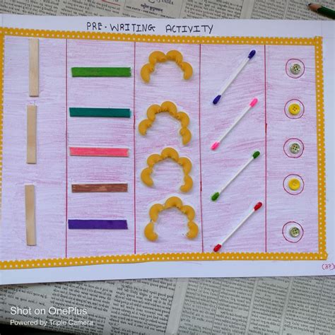 Line Pattern Activity Pre Writing Activity Pattern Activities Pre