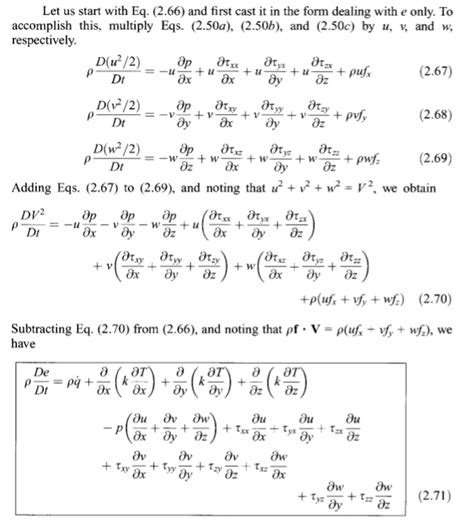 Solved 3 Starting With The Inviscid Total Energy Equation
