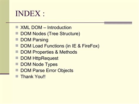 Understanding Xml Dom Ppt