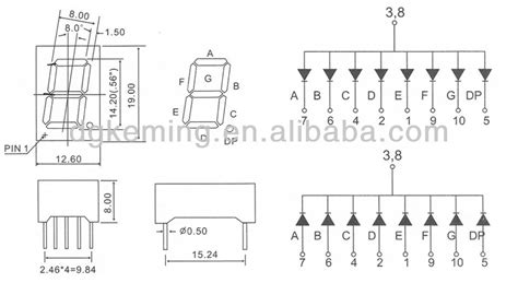 OEM Digit Segment Led Display Customized Factory Supplier Manufacturer
