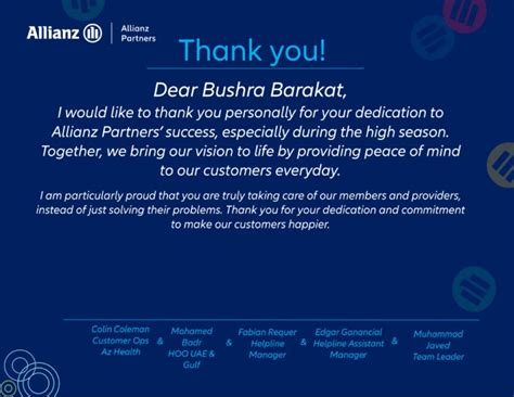 Bushra Barakat On Linkedin Nextcare Allianz