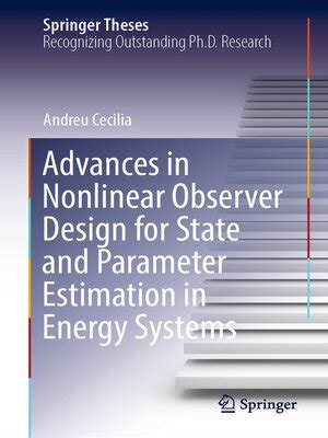Advances In Nonlinear Observer Design For State And Parameter