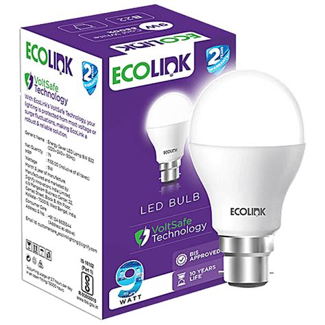 Buy Ecolink Led Bulb 9w B22 Cool White Online At Best Price Of Rs 155 Bigbasket