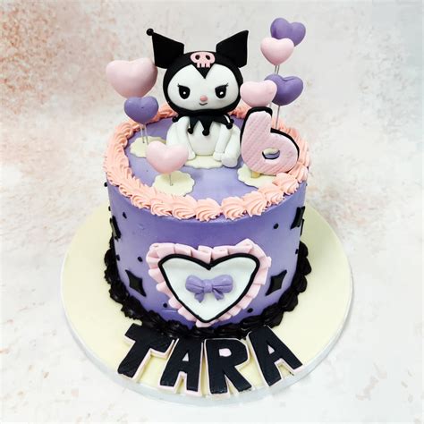 Kuromi Cake Kuromi Hello Kitty Cake Liliyum Patisserie And Cafe