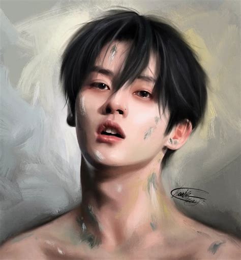 Пин от пользователя 애진 на доске Art Сексуальные азиатские мужчины Фан арт Рисунки