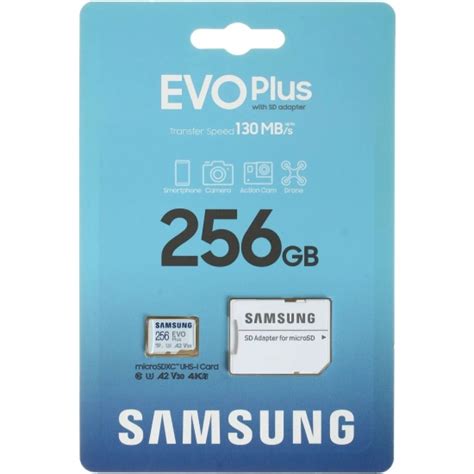 Купить Карта памяти microSDXC 256Gb Samsung EVO Plus UHS-I U3 V30 A2 ...