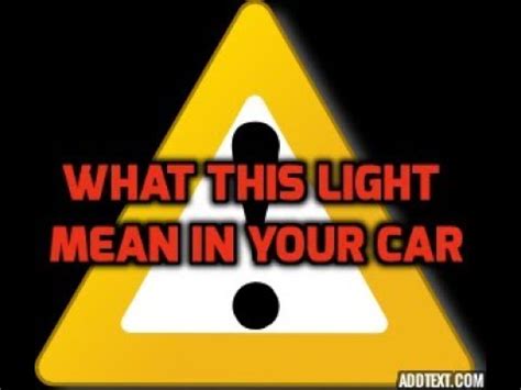 Yellow Triangle With Exclamation Mark Car