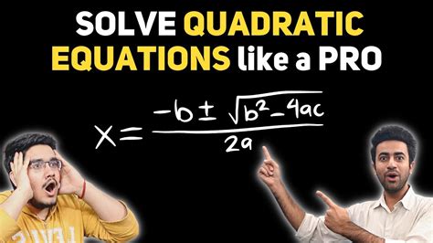 HOW TO SOLVE QUADRATIC EQUATIONS LIKE A PRO Lecture 3 Class 10