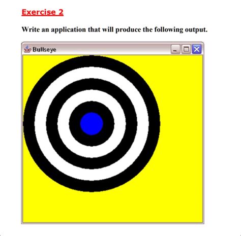 Solved Exercise Write An Application That Will Produce The Following