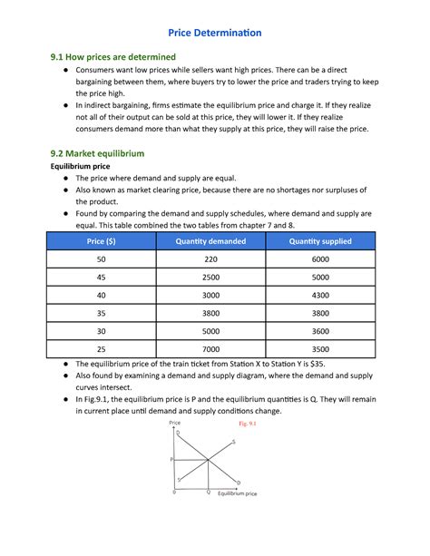 Chapter 9 Price Determination Price Determination 9 How Prices Are Determined Consumers Want