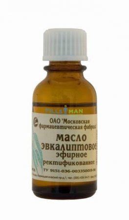 Эвкалиптовое масло - инструкция по применению и цена