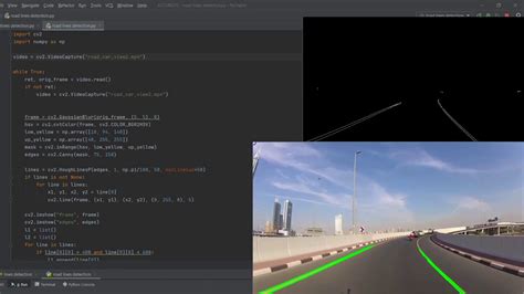 SELF DRIVING CAR OPEN CV LANE AND EDGE DETECTION YouTube