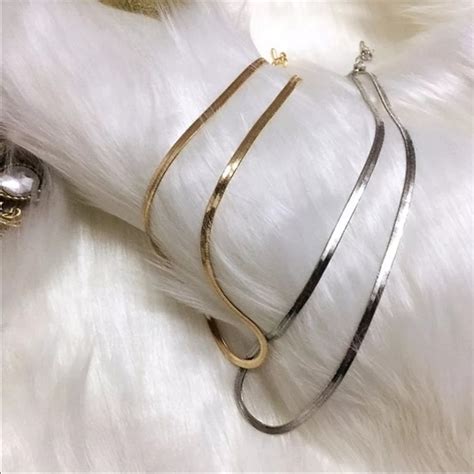 Jewelry New Stainless Steel Filmy Snake Chain Necklace Poshmark