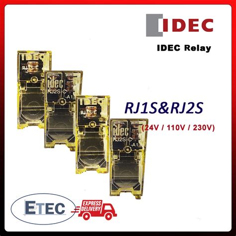 Idec Relay Rj1s Rj2s C Standard Cl With Indicator Rj1s Cac110