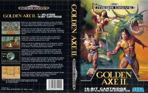 Ficha Técnica de Golden Axe II para Sega Mega Drive Genesis Museo