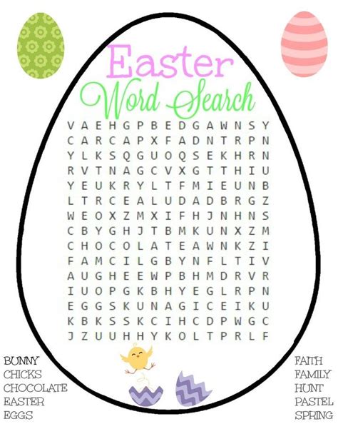 Printable Easter Activities Free