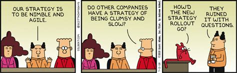 Dilbert Nimble Agile Freunde