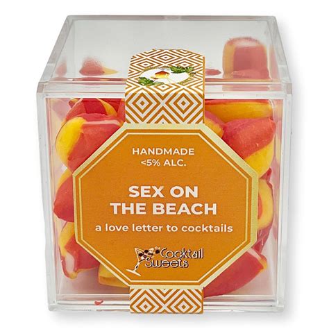 Sex On The Beach Cube Cocktail Sweets