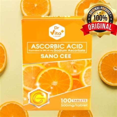 Authentic Dr Vita Ascorbic Acid Sano Cee Shopee Philippines