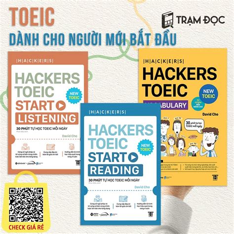 Sách Combo Hackers Toeic Start Listening Start Reading Toeic Vocabulary