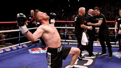 Freddie Flintoff Wins First Heavyweight Fight