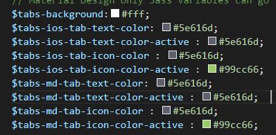 Ionic Framework How To Override Ionic Sass Variable Just In One Page Stack Overflow