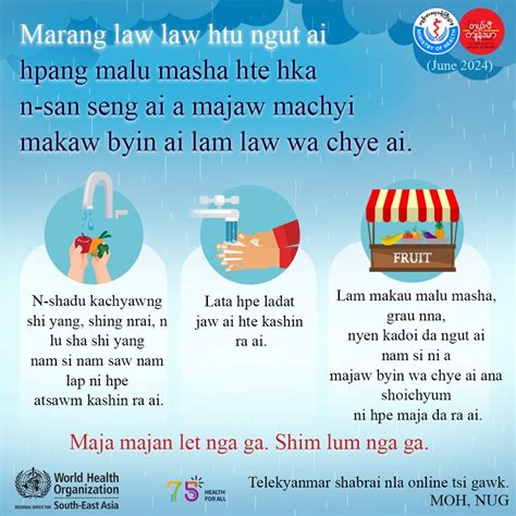 မိုးများ ရွာသွန်းပြီးနောက် အစားအစာနှင့် ရေညစ်ညမ်းမှုကြောင့်ဖြစ်သော ရောဂါများ June 2024