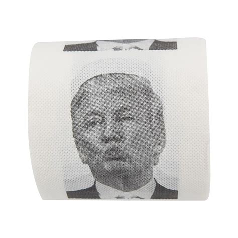 Уникальный Рулон Туалетной Бумаги С Принтом Трампа, Новинка | AliExpress