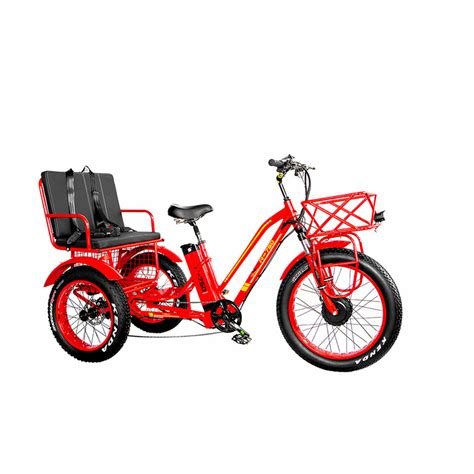 Bpm Bikes R 750x Rickshaw Electric Fat Tire Tricycle