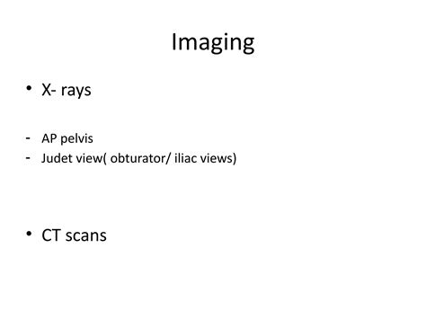 Imaging And Classification Of Acetabular Fractures Pptx