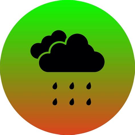 Ícone Da Chuva Vetor Premium