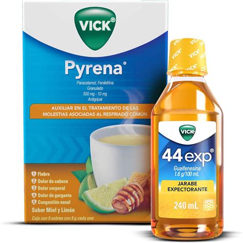 Vick Pack Jarabe 44 Expectorante Sabor Miel Mentol Y Eucalipto