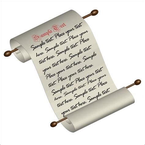 Editable Parchment Scroll Stock Illustrations 493 Editable Parchment Scroll Stock