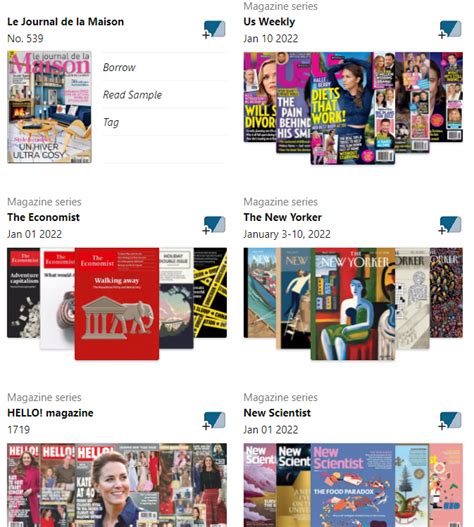 Magazines Now Available On Libby