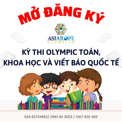 ASIAROPE 2023 Mở đăng ký Kỳ thi Olympic Toán Khoa học và Viết báo