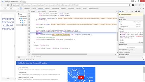 Javascript Threejs Why Render Setsize Function Is Being Executed Before The Code Which Is