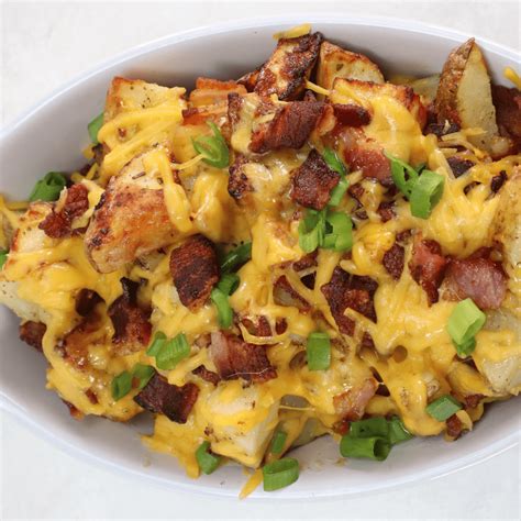 Air Fryer Cheesy Ranch Potatoes Recipe Fork To Spoon