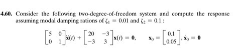 Write A Matlab Code Using Modal Analysis For This