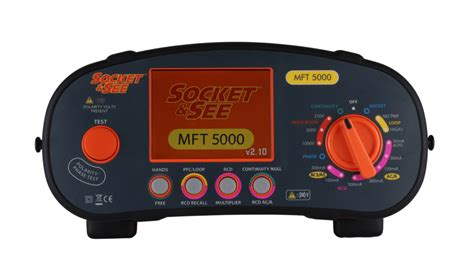 Socket And See Mft5000 Multifunction Tester Socket And See