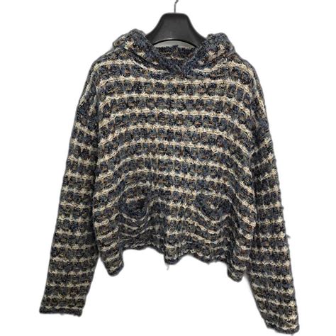 자라 신형 오버사이즈 트위드 니트후드 [여성m] 헬로마켓