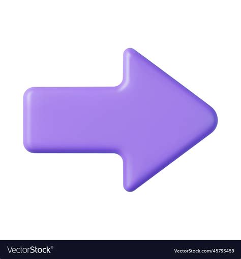 3d Arrow Pointer Mouse Cursor Royalty Free Vector Image
