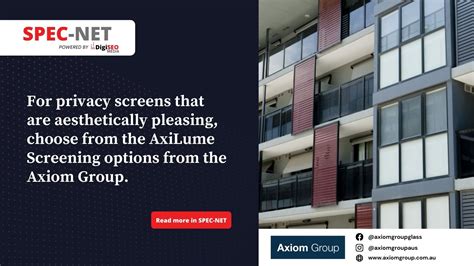 Slatted Screens For Apartment Privacy By Axiom Group