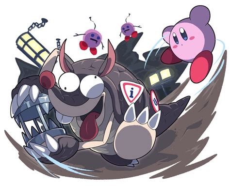Kirby And Sillydillo Kirby And More Drawn By Poyo Party Danbooru