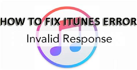 ITunes Could Not Connect Invalid Response Error Working Fix IMentality