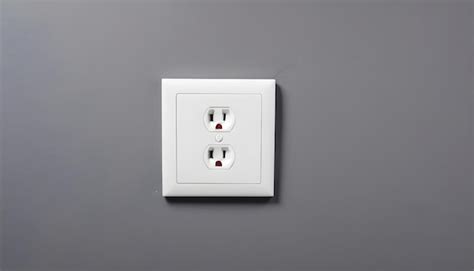 Premium Photo New Electrical Socket Isolated On Wall