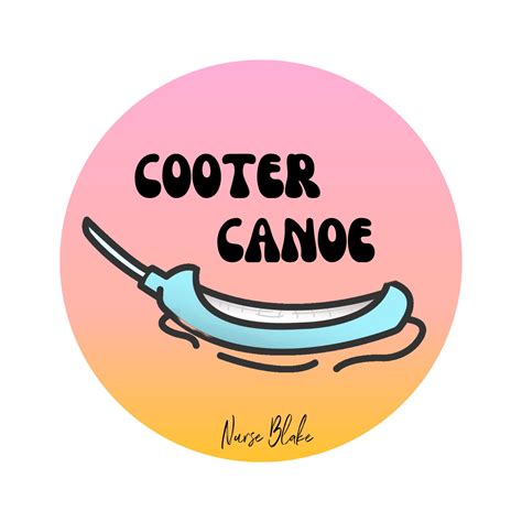 Cooter Canoe Sticker Nurse Blake Llc