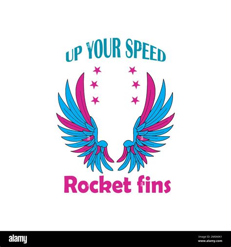 Flying Illustration Design Rocket T Shirt Vector Design Stock Vector Image And Art Alamy