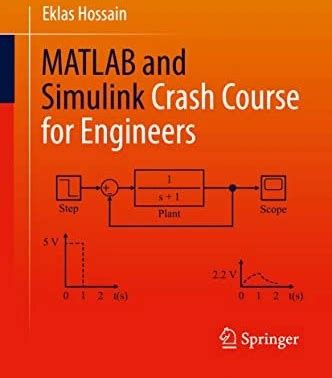 خرید و قیمت دانلود کتاب MATLAB and Simulink Crash Course for Engineers st ed ترب