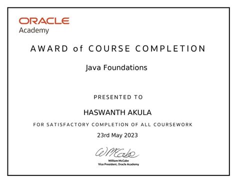 Java Programming Certification Oracle Oracleacademy Java Certification Share Thub
