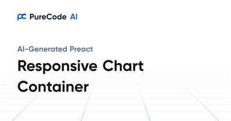 Create Clean Preact Responsive Chart Container Via Ai